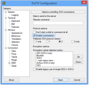 Remote Desktop over SSH using PuTTY - ITek Blog